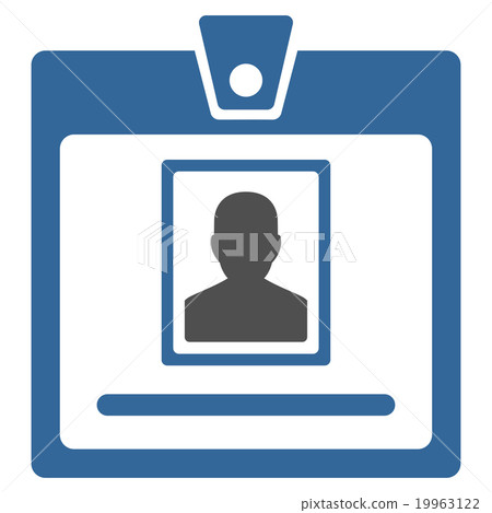 Person Badge Icon - Stock Illustration [19963122] - PIXTA