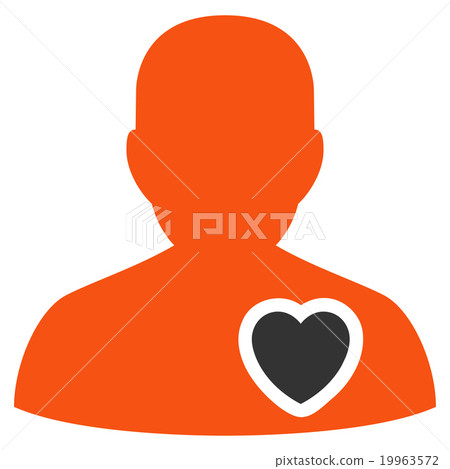 Patient Heart Icon - Stock Illustration [19963572] - PIXTA