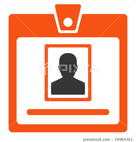 Person Badge Icon - Stock Illustration [19964361] - PIXTA