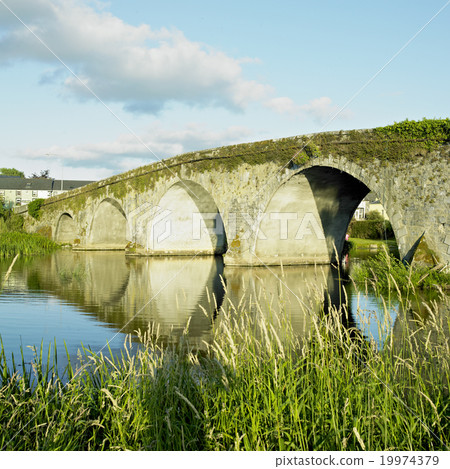 bridge, Bennettsbridge, County Kilkenny, Ireland - Stock Photo ...
