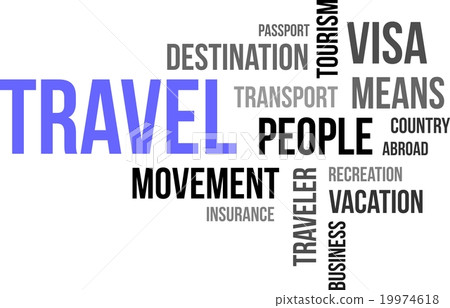 word cloud - travel - Stock Illustration [19974618] - PIXTA