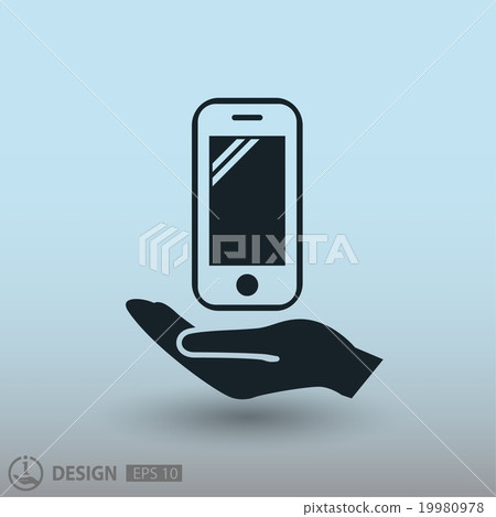 Pictograph of mobile - Stock Illustration [19980978] - PIXTA
