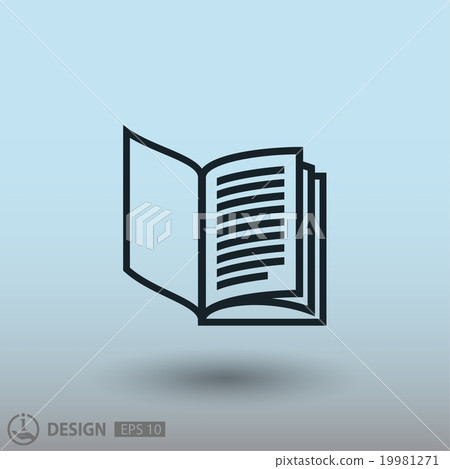 Pictograph of book - Stock Illustration [19981271] - PIXTA