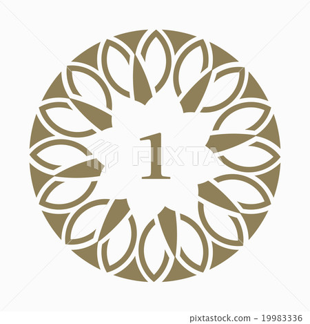 Circular motif decorative art design template. - Stock Illustration ...