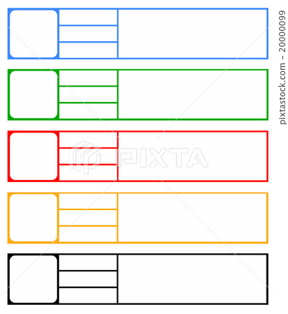 Sticky space - Stock Illustration [20000099] - PIXTA