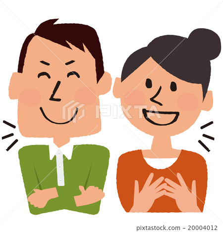 Honest family _ convincing couple - Stock Illustration [20004012] - PIXTA