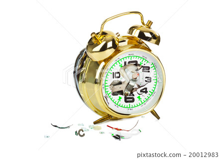 Broken alarm clock - Stock Photo [20012983] - PIXTA