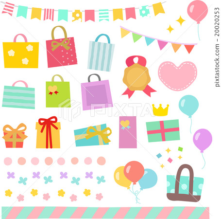 Spring sale decoration material set - Stock Illustration [20020253] - PIXTA