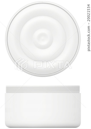 Template white cream for body cream, lotion or gel - Stock Illustration ...