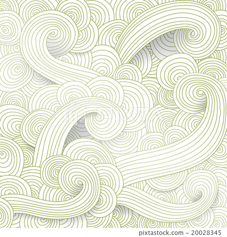 Tangled pattern, waves background. - Stock Illustration [20028345] - PIXTA