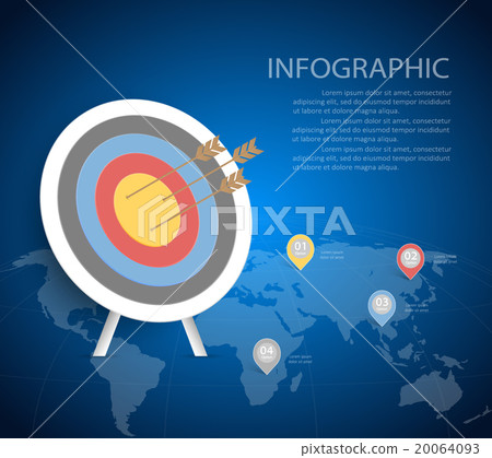 Abstract Target Template. for business concept - Stock Illustration ...