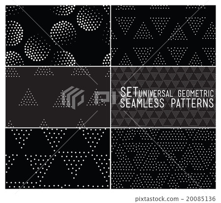 Universal vector geometric seamless pattern. - Stock Illustration ...
