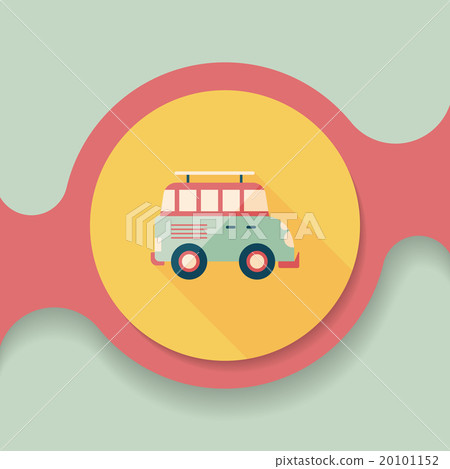 Transportation Sports Utility Vehicle flat icon... - Stock Illustration ...