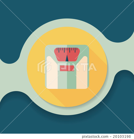 weight scale flat icon with long shadow,eps10 - Stock Illustration ...