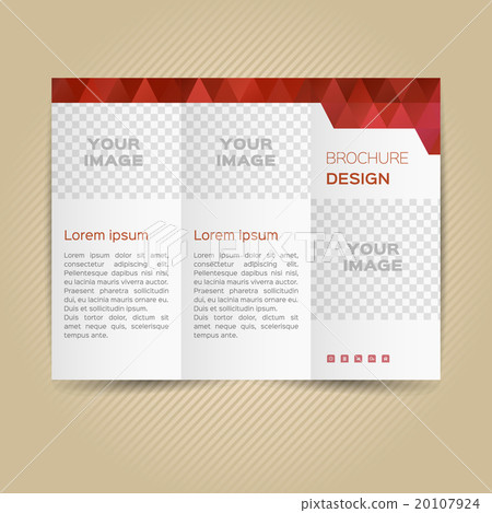 Vector template for leaflet - Stock Illustration [20107924] - PIXTA