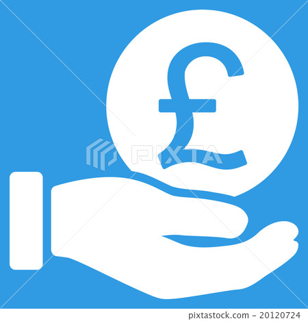 British Pound Coin Payment Flat Icon - Stock Illustration [20120724 ...