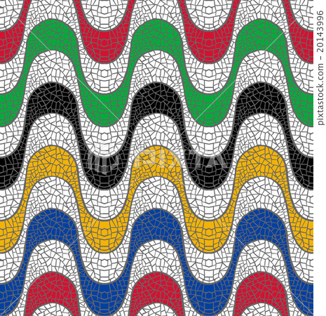 Colorful brazil mosaic seamless pattern background - Stock Illustration ...