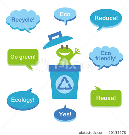 frog, frogs, recycle - Stock Illustration [20155378] - PIXTA