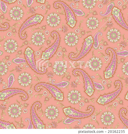 Paisley Crimp Pattern - Stock Illustration [20162235] - PIXTA