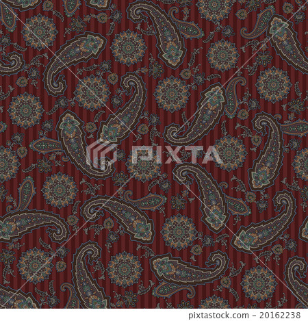 Paisley Crimp Pattern - Stock Illustration [20162238] - PIXTA