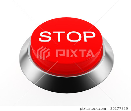 Stop web button - Stock Illustration [20177829] - PIXTA