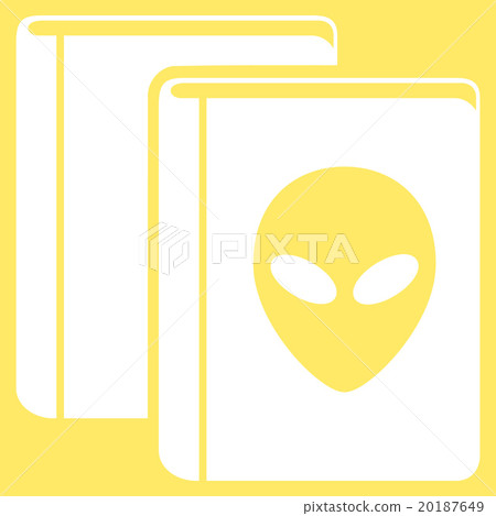 Alien Library Flat Icon - Stock Illustration [20187649] - PIXTA