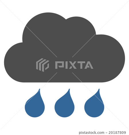 Rain Weather Icon - Stock Illustration [20187809] - PIXTA