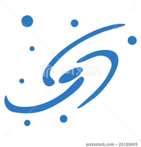 Galaxy System Flat Icon - Stock Illustration [20188685] - PIXTA