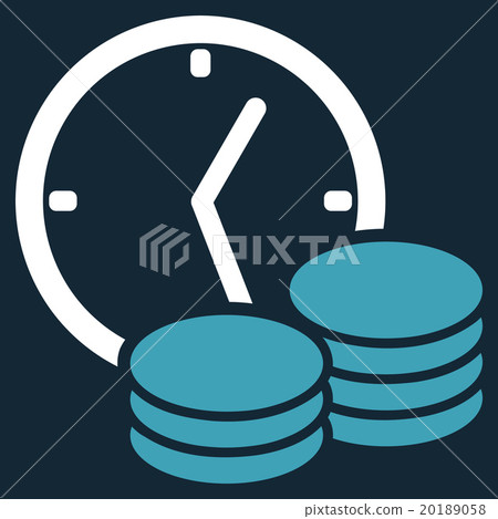 Regular Income Flat Icon - Stock Illustration [20189058] - PIXTA