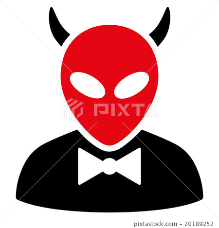 Devil Flat Icon - Stock Illustration [20189252] - PIXTA