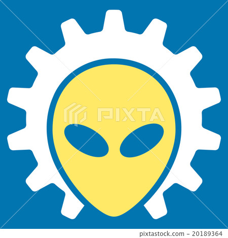 Alien Technology Flat Icon - Stock Illustration [20189364] - PIXTA