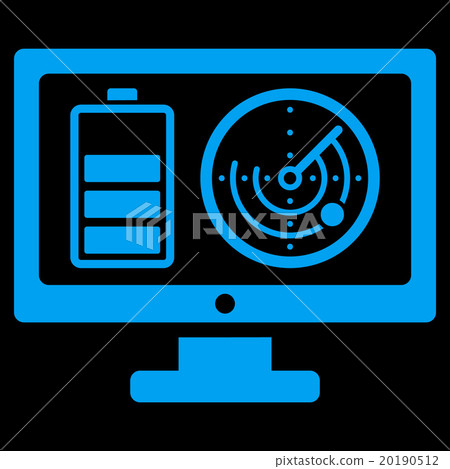 Remote Battery Monitoring Icon - Stock Illustration [20190512] - PIXTA