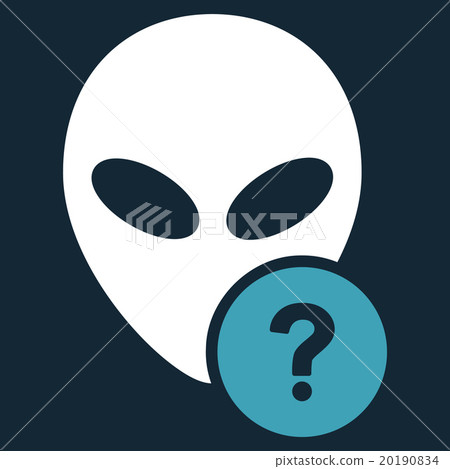 Alien Status Flat Icon - Stock Illustration [20190834] - PIXTA