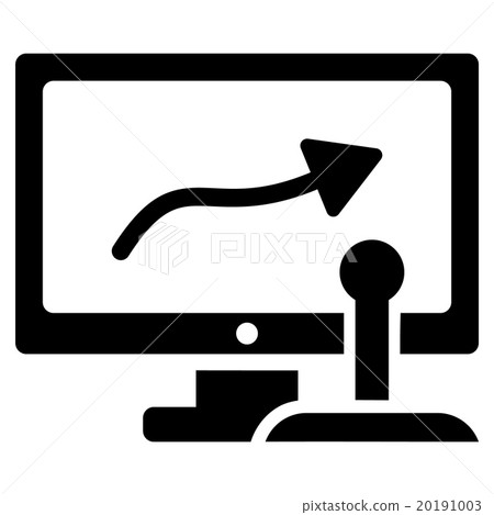 Remote Monitoring Icon - Stock Illustration [20191003] - PIXTA