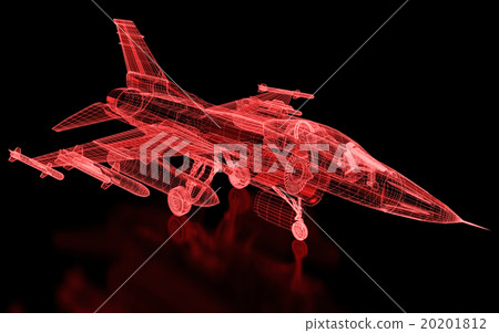 Jet Fighter Aircraft Mesh-插圖素材 [20201812] - PIXTA圖庫
