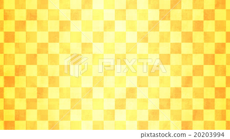 Checker pattern _ background gold - Stock Illustration [20203994] - PIXTA