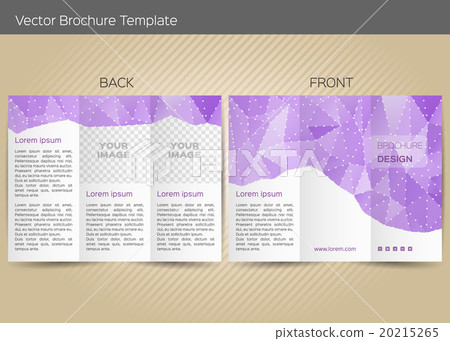 Vector template for leaflet - Stock Illustration [20215265] - PIXTA