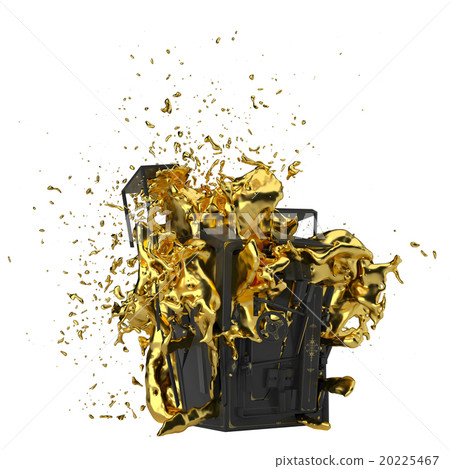 Safe explosion. Path included. Perfect for - Stock Illustration ...