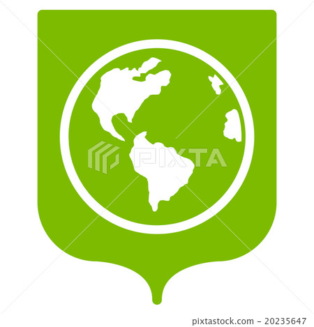 Earth Shield Icon - Stock Illustration [20235647] - PIXTA