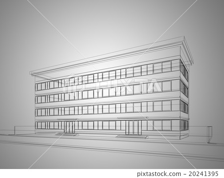 abstract sketch design of building - Stock Illustration [20241395] - PIXTA
