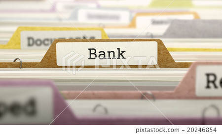 Bank on Business Folder in Catalog. - Stock Illustration [20246854] - PIXTA