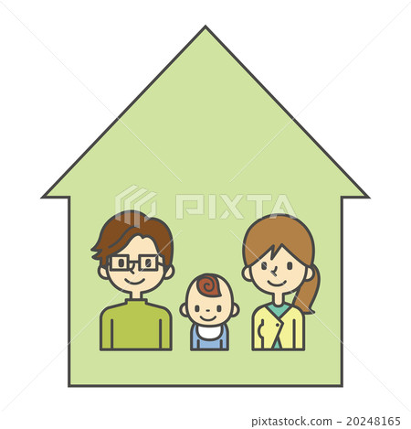 Double-income family [Simple character series] - Stock Illustration ...
