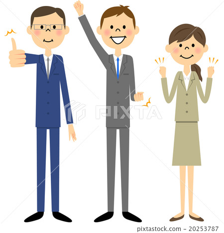 Fellow colleagues at work - Stock Illustration [20253787] - PIXTA