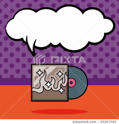 CD doodle, speech bubble - Stock Illustration [20261584] - PIXTA