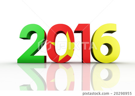 Composite image of 2016 graphic-插圖素材 [20298955] - PIXTA圖庫