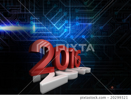 Composite image of 2016 graphic-插圖素材 [20299321] - PIXTA圖庫