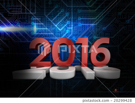 Composite image of 2016 graphic - Stock Illustration [20299428] - PIXTA