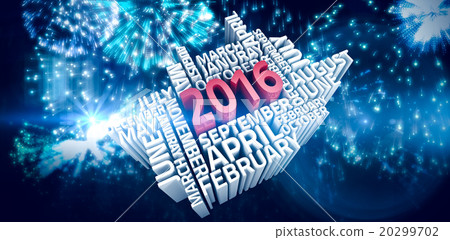 Composite image of 2016 graphic - Stock Illustration [20299702] - PIXTA