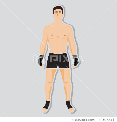 vector mma fighter - Stock Illustration [20307841] - PIXTA