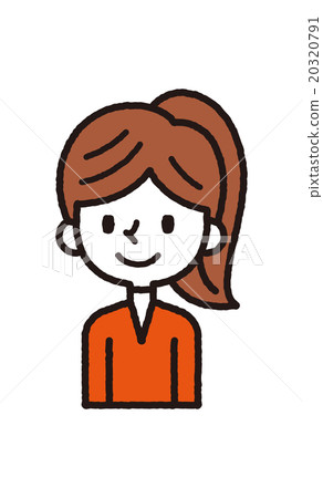 Female [Simple character series] - Stock Illustration [20320791] - PIXTA